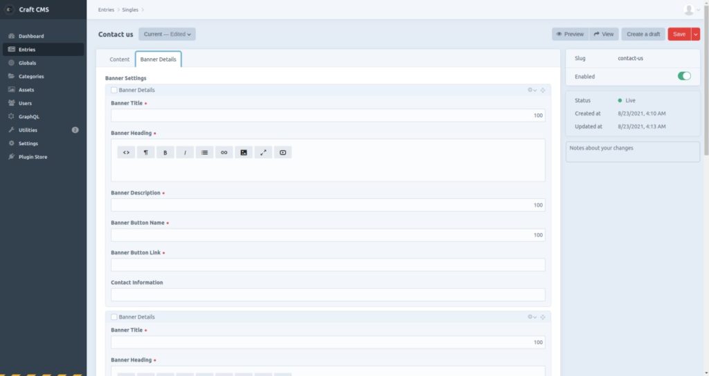 A quick guide to Craft CMS