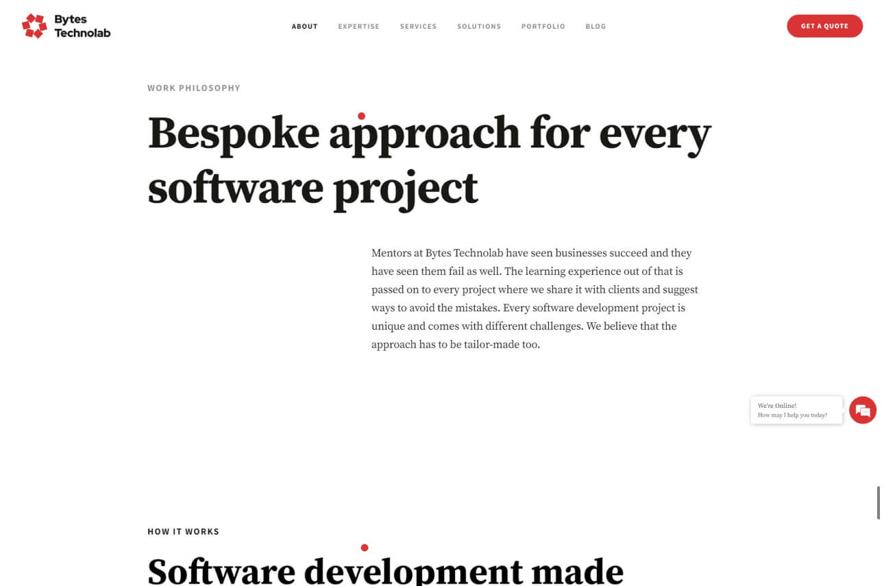 Work-Philosophy | Bytes Technolab Inc.