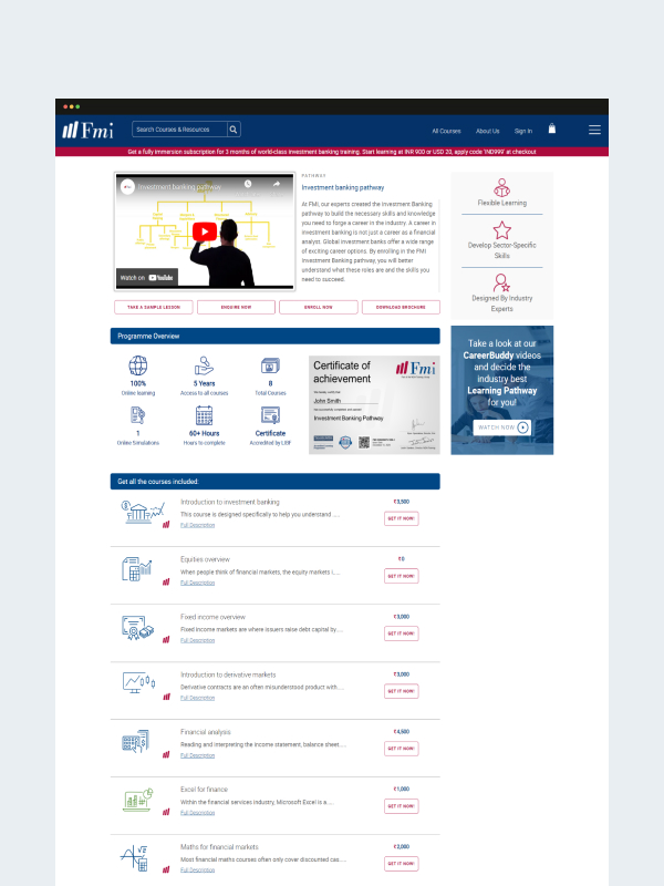 Revolutionize FMI | Redesign & Development Service for e-Learning