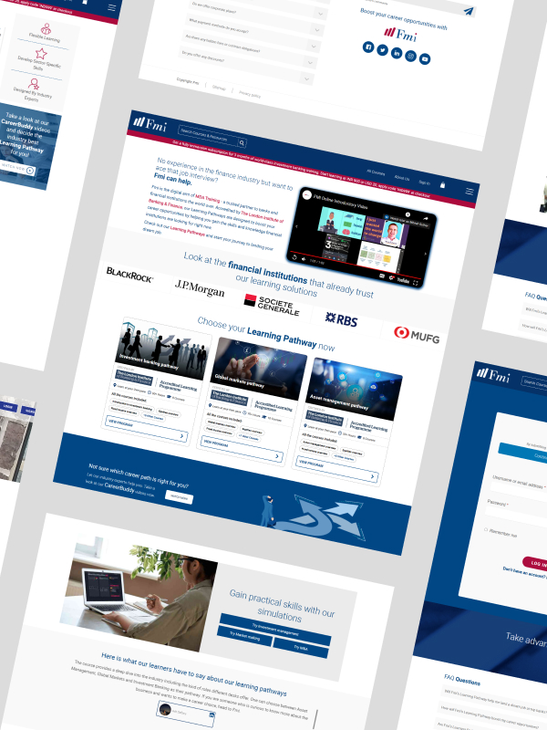 Revolutionize FMI | Redesign & Development Service for e-Learning